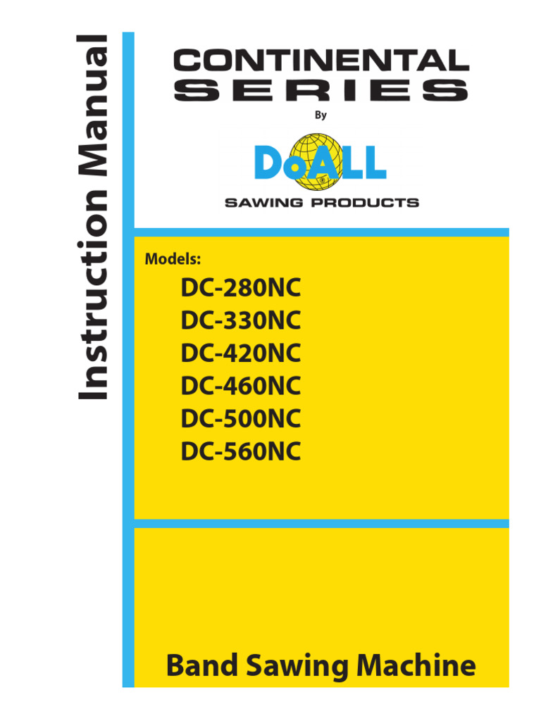 Instruction Manual - All Models | PDF | Switch | Mechanical Engineering
