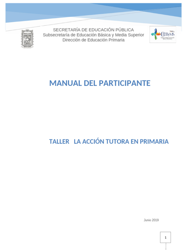 Taller de Acción Tutora en Primaria | PDF | Enseñando | Educación primaria