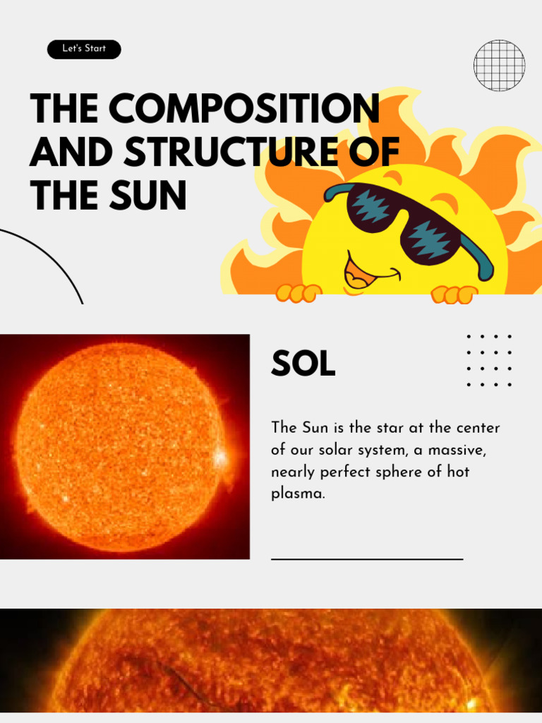 The Composition and Structure of The Sun: Let's Start | PDF | Sun ...