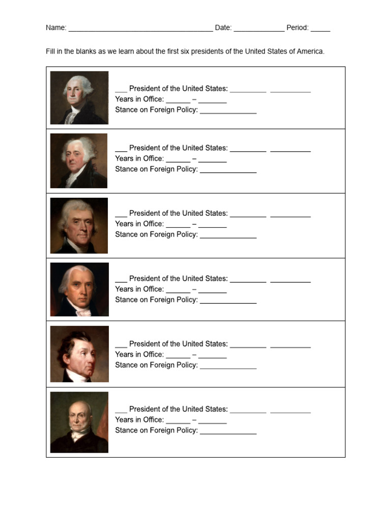Washington's Presidency Study Guide | PDF | Politics