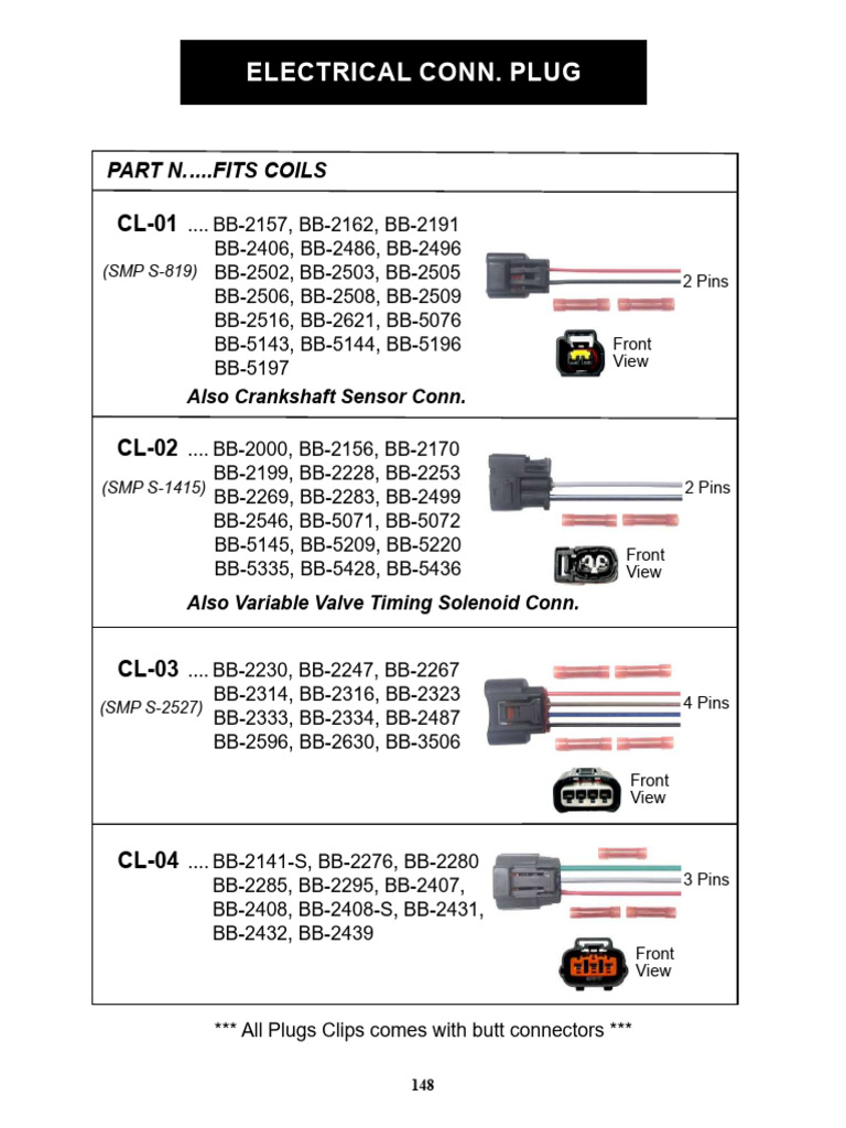 Catalogo Conectores Bobinas | PDF | Electrical Engineering | Vehicle Parts