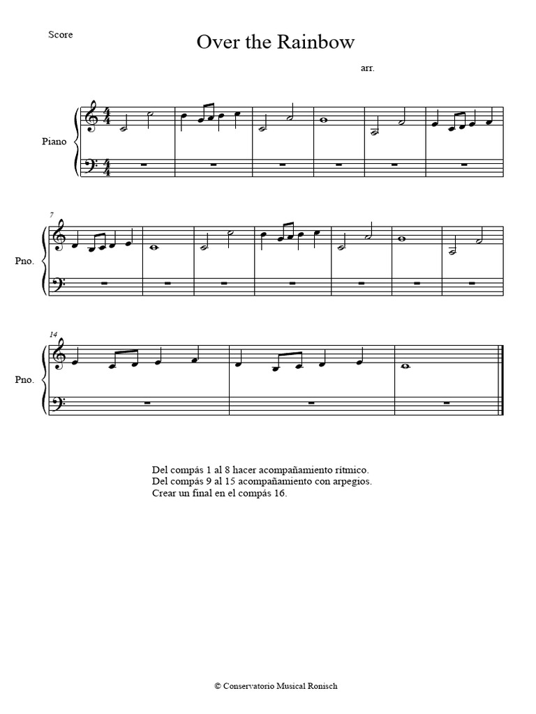 Over The Rainbow | PDF