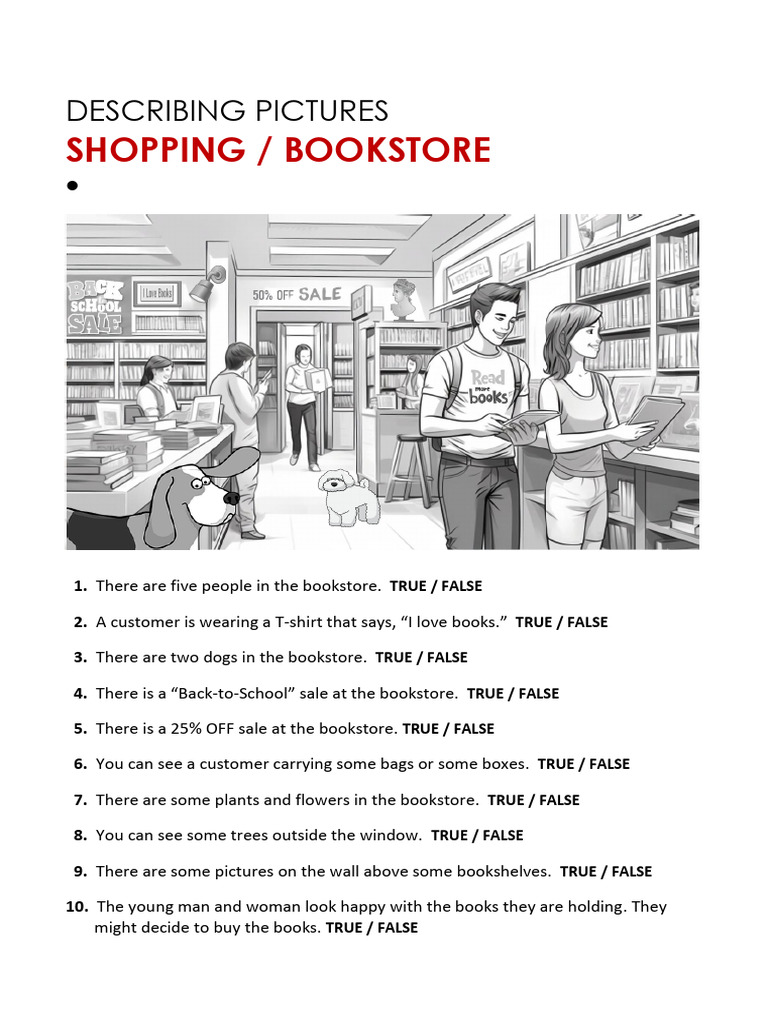 Picture Description Activity Guide | PDF