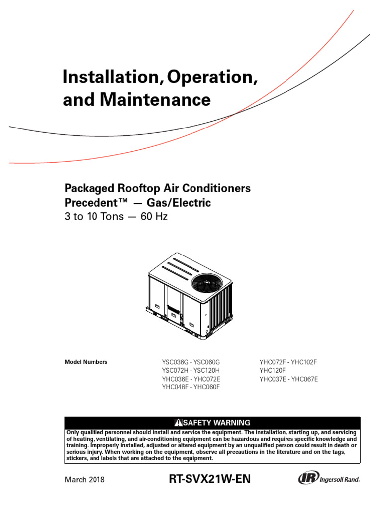 RT Svx21w en | PDF | Chlorofluorocarbon | Building Automation