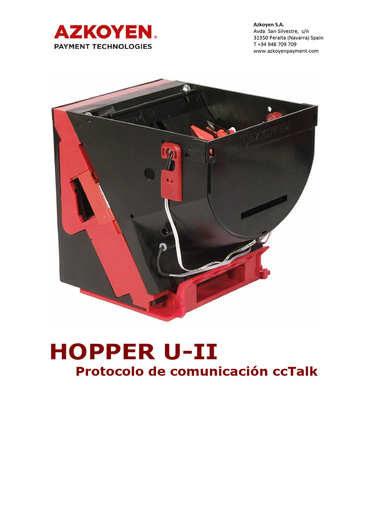Firmware CCTalk para Hopper U-II | PDF | Poco | Ascii