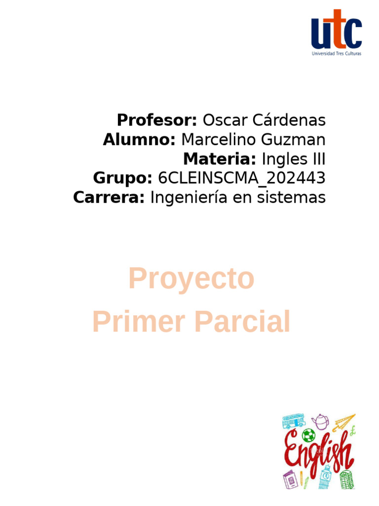 Proyecto Ingles III | PDF