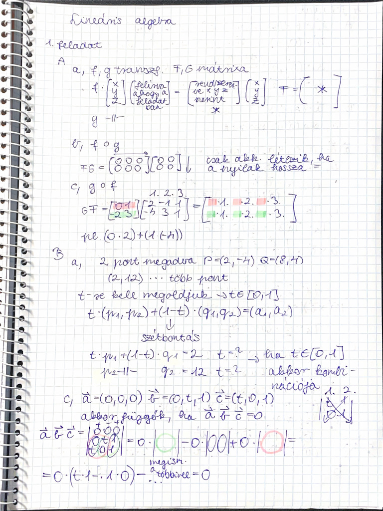 Lin Alg Zh1 | PDF