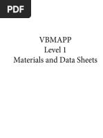 Receptive Shapes & Colors: Stimuli and Data Sheet Aligned With VB-MAPP ...