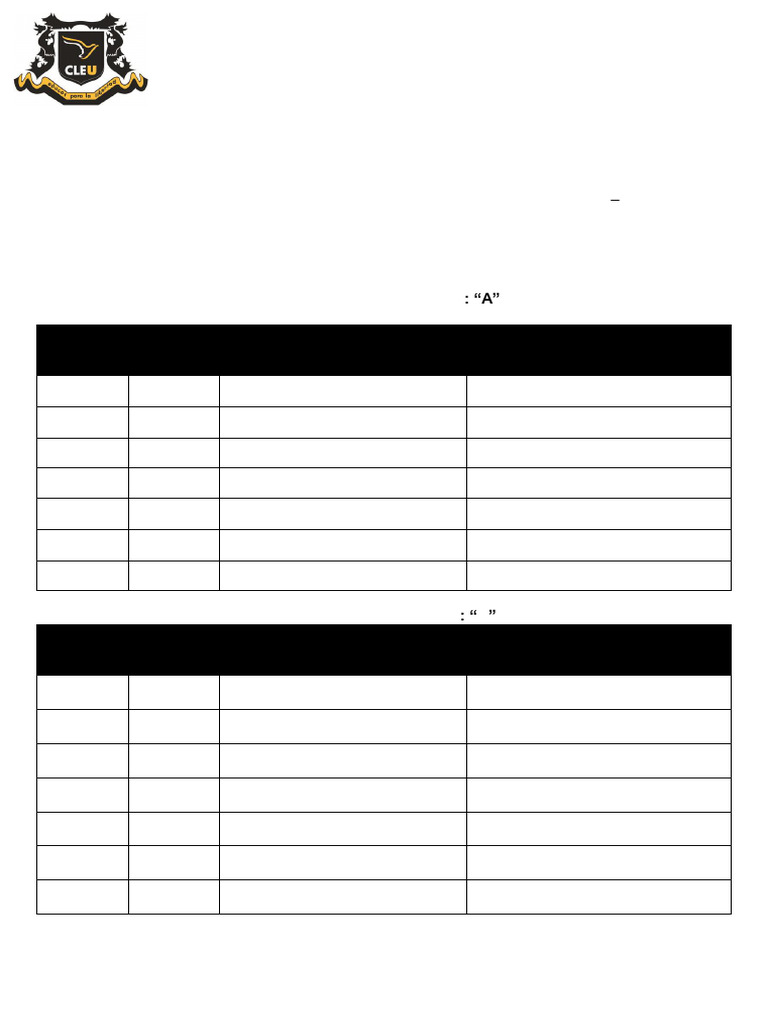 Calendario de Exámenes CLEU 2024 | PDF | Desviación (sociología ...