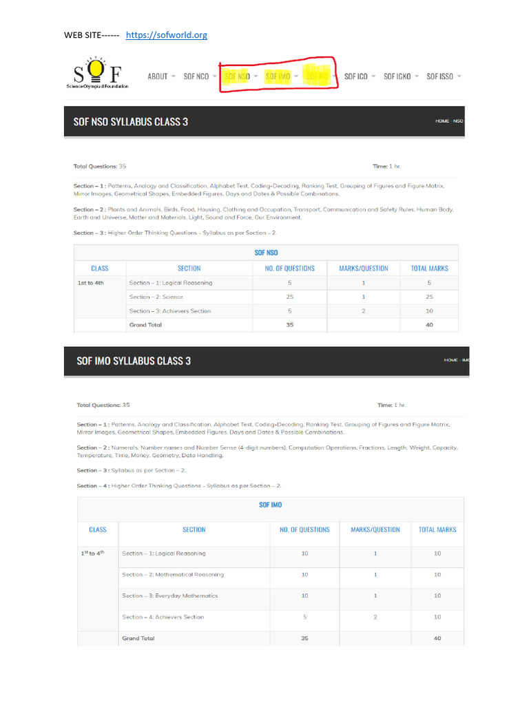 Nso Imo - Grade 3 | PDF