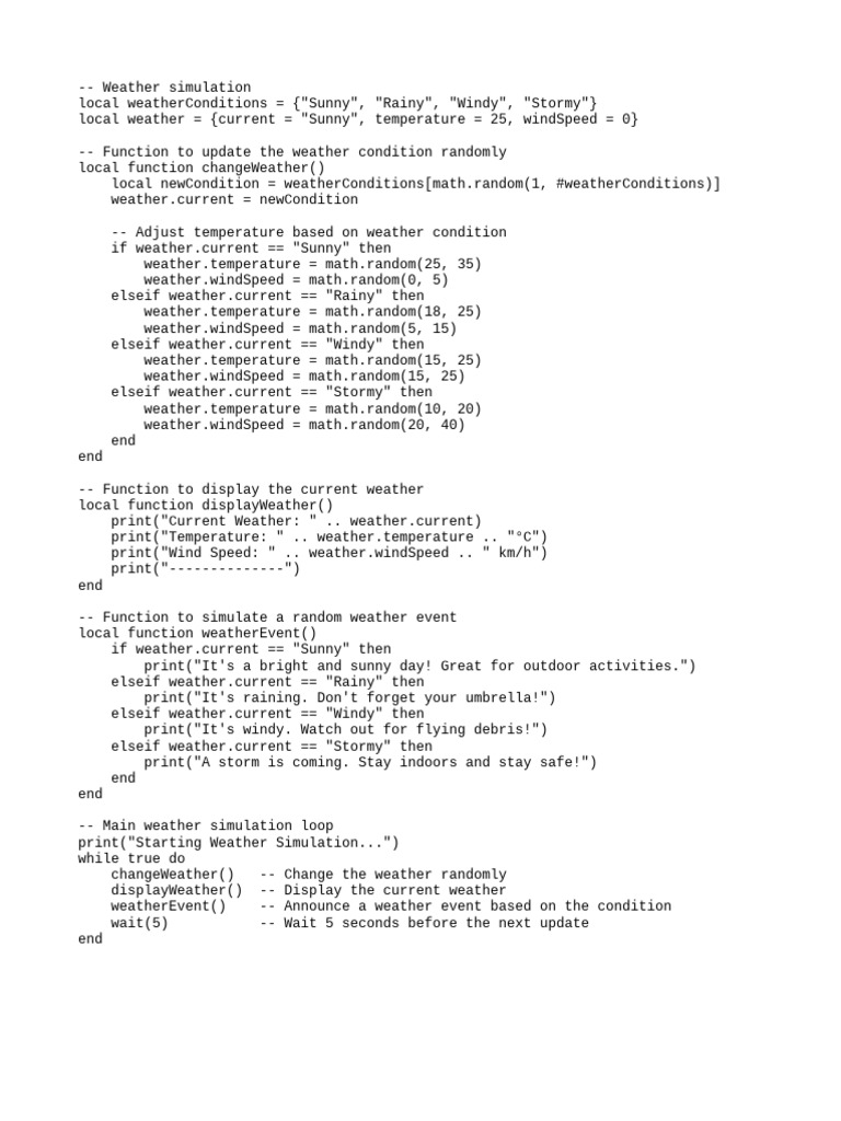 Weather Simulation!24 | PDF | Teaching Methods & Materials | Computers