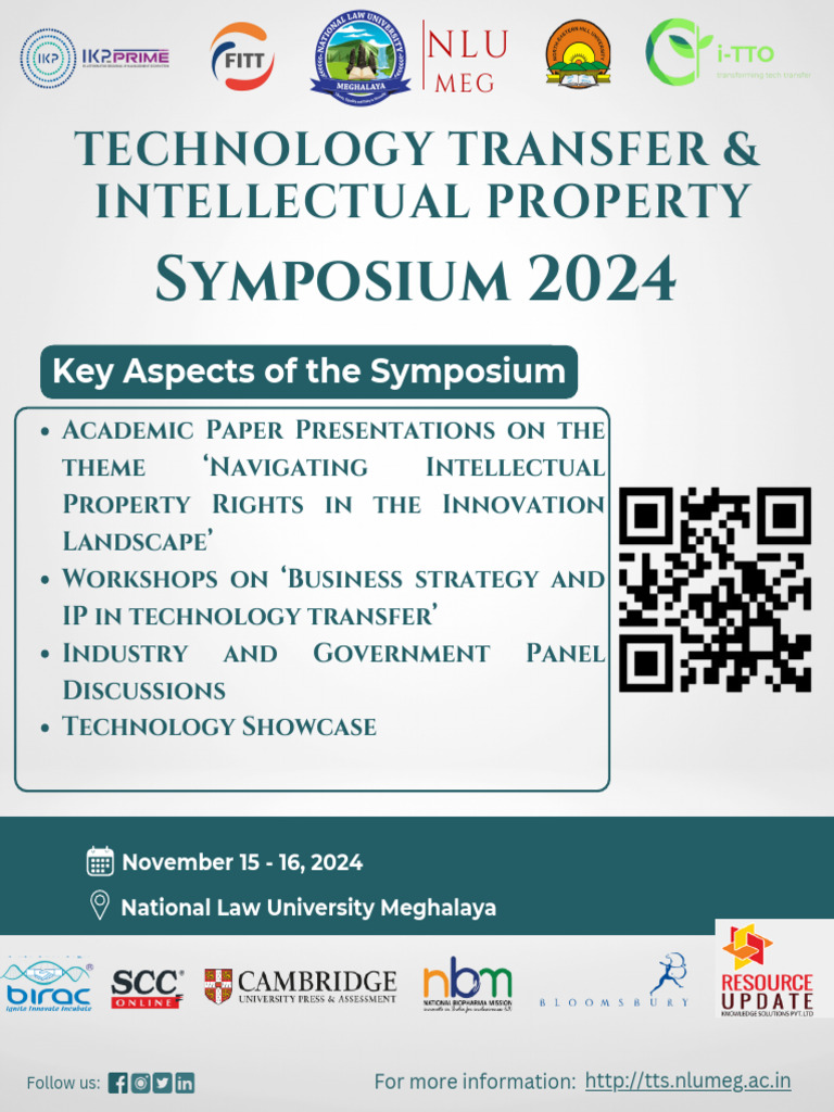 Technology Transfer & Intellectual Property Symposium 2024 | PDF