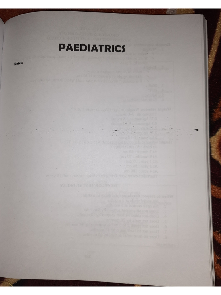 Paediatrics | PDF