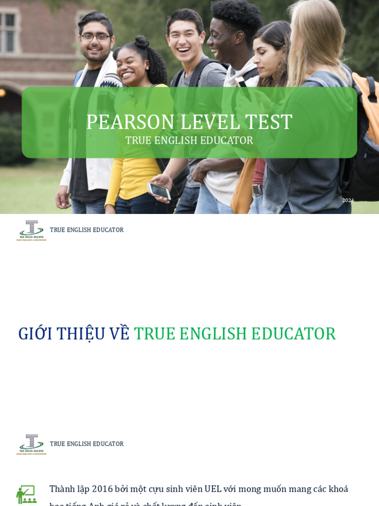 Pearson 3 Level Test 2024 - TEE File Present | PDF