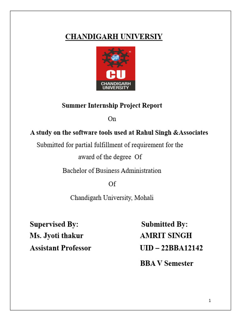 Internship Report UID - 22BBA12142 | PDF | Investing | Bonds (Finance)