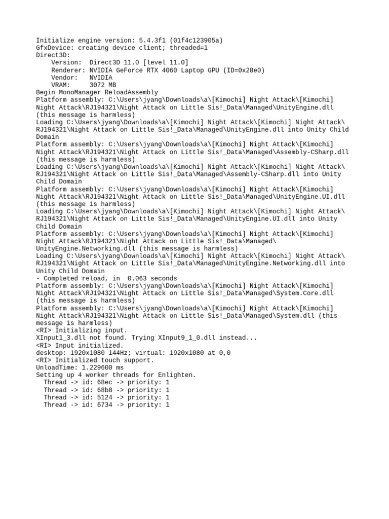Output Log | PDF | System Software | Software