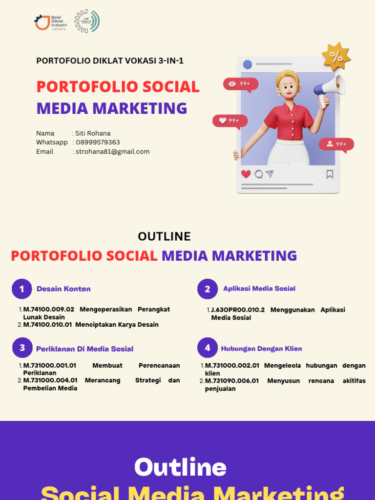 Contoh Portofolio | PDF | Karier & Perkembangan | Seni
