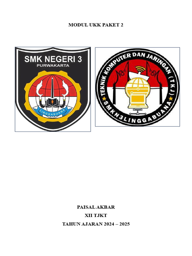 Modul Ukk Paket 2 Paisal Akbar | PDF | Komputer