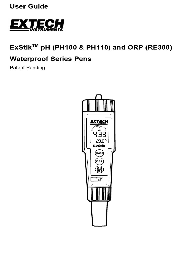 Extech Waterproof Manual | PDF