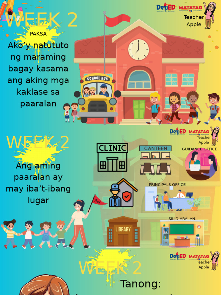 Q1-Week 2-PPT - Matatag Kindergarten | PDF
