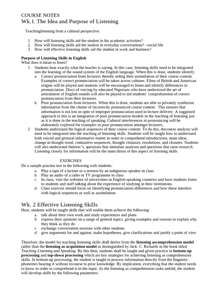 GST 101 Listening, Speech, Monothongs and Diphthongs, Consonant | PDF ...