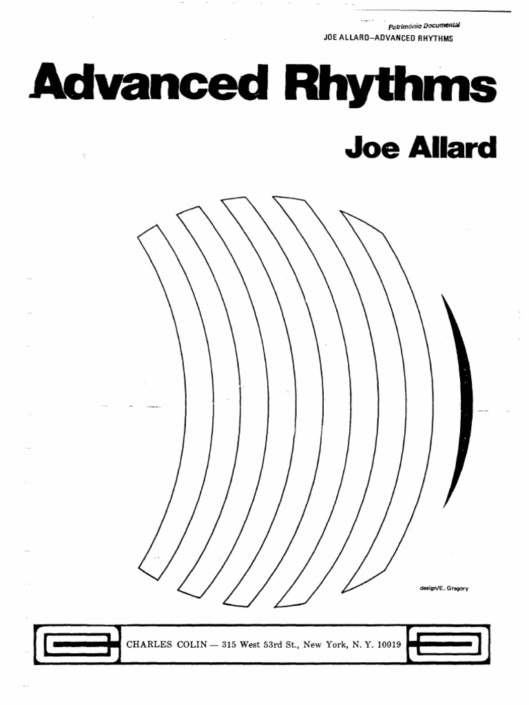 Advanced Rhythms Joe Allard | PDF