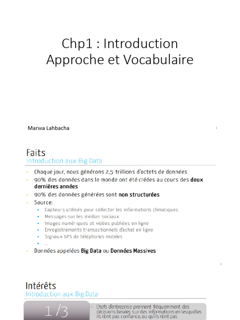 Introduction Bigdata Hadoop | PDF | Apache Hadoop | Fichier informatique