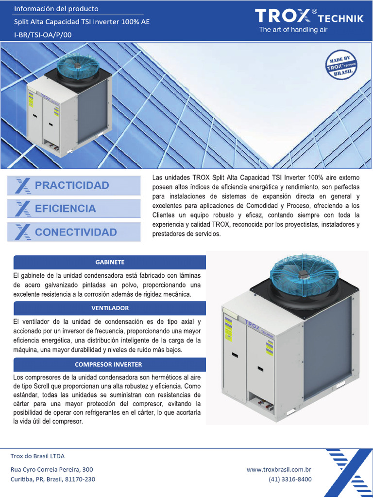 Unidades Exteriores UTAS Trox | PDF