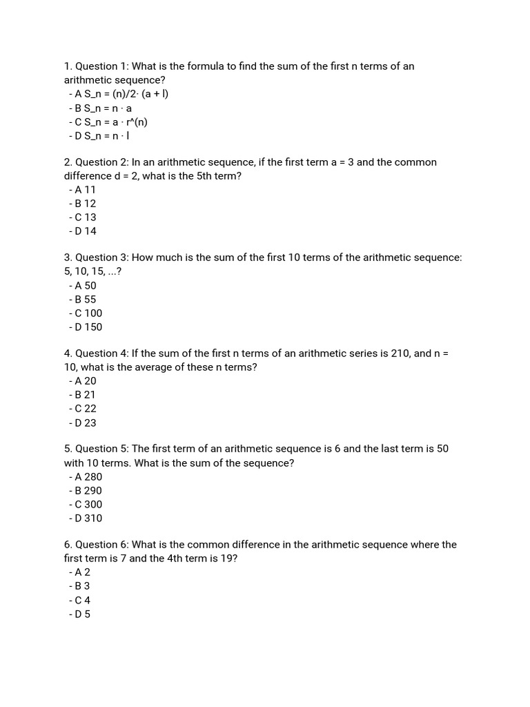 Math Questions | PDF | Mathematics | Mathematical Analysis