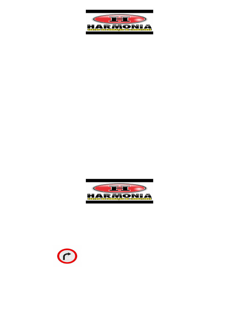 Prova Do Detran Harmonia 1 | PDF | Tráfego