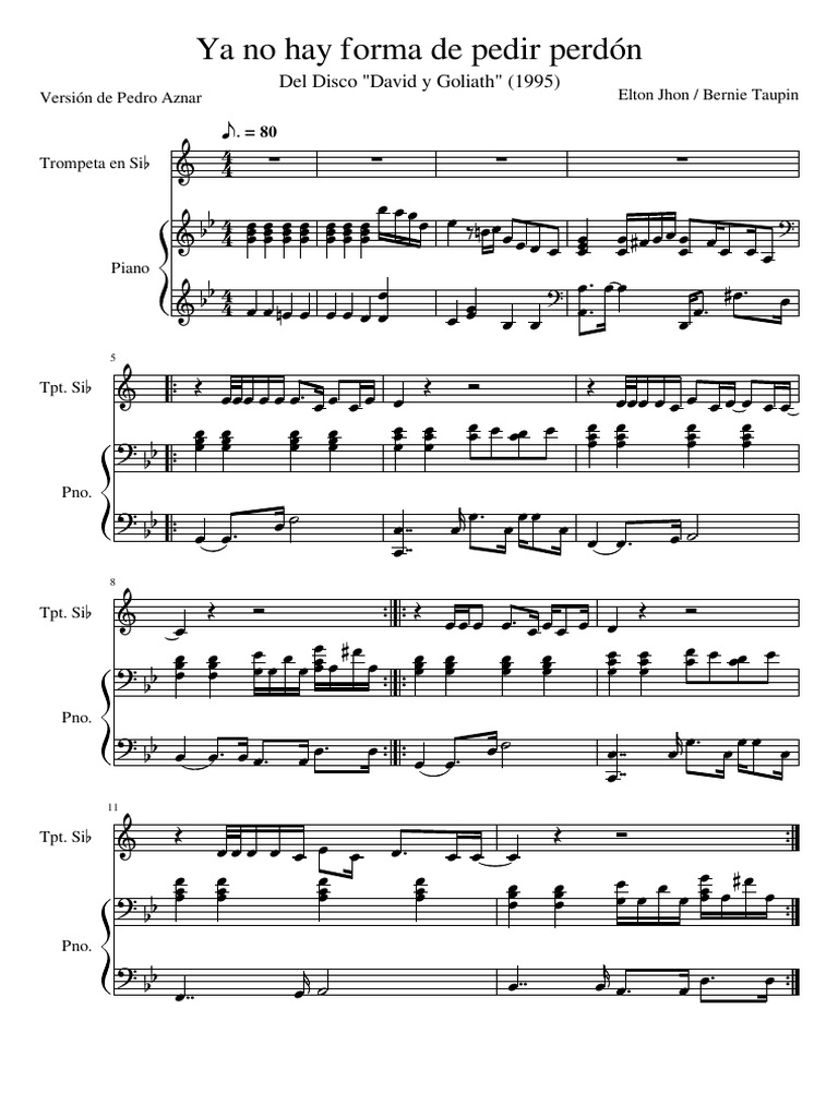 Ya No Hay Forma de Pedir Perdón | PDF