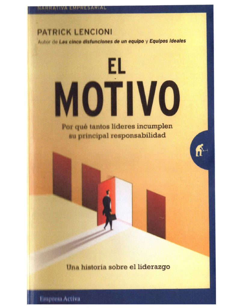 El Motivo - Patrick Lencioni | PDF | Costo de la vida | Escepticismo