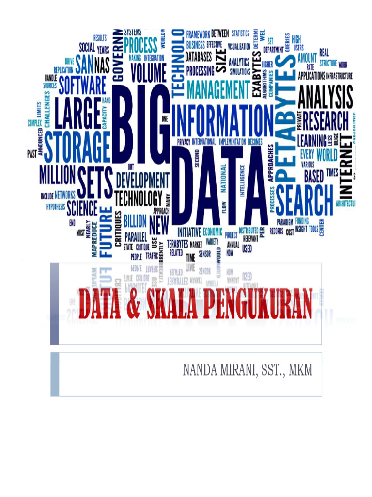 Pengertian Data dan Skala Pengukuran | PDF