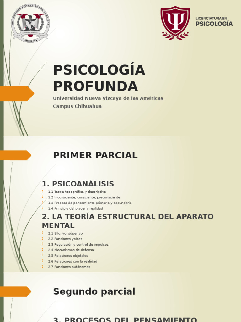 Psico Profunda Parcial 2 | PDF | Neurosis | Sicología