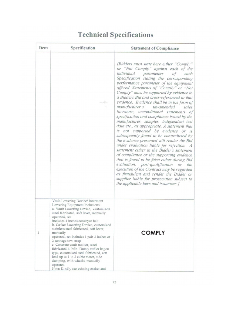 TECHNICAL-SPECS | PDF