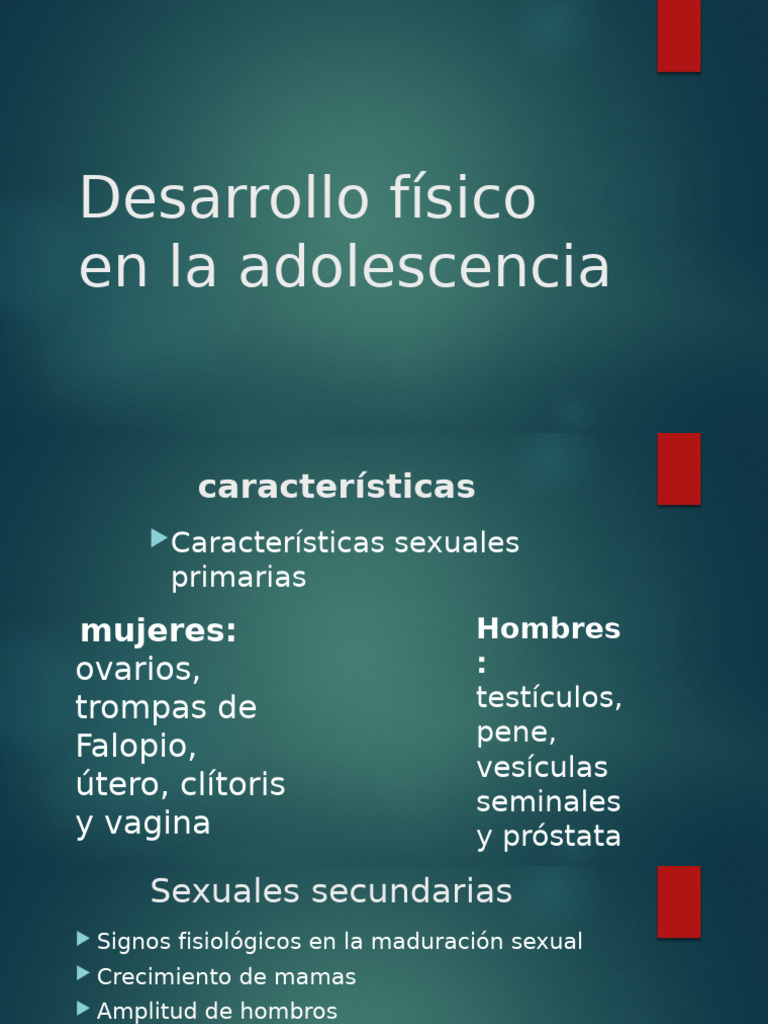 Desarrollo Físico en La Adolescencia | PDF | Bienestar