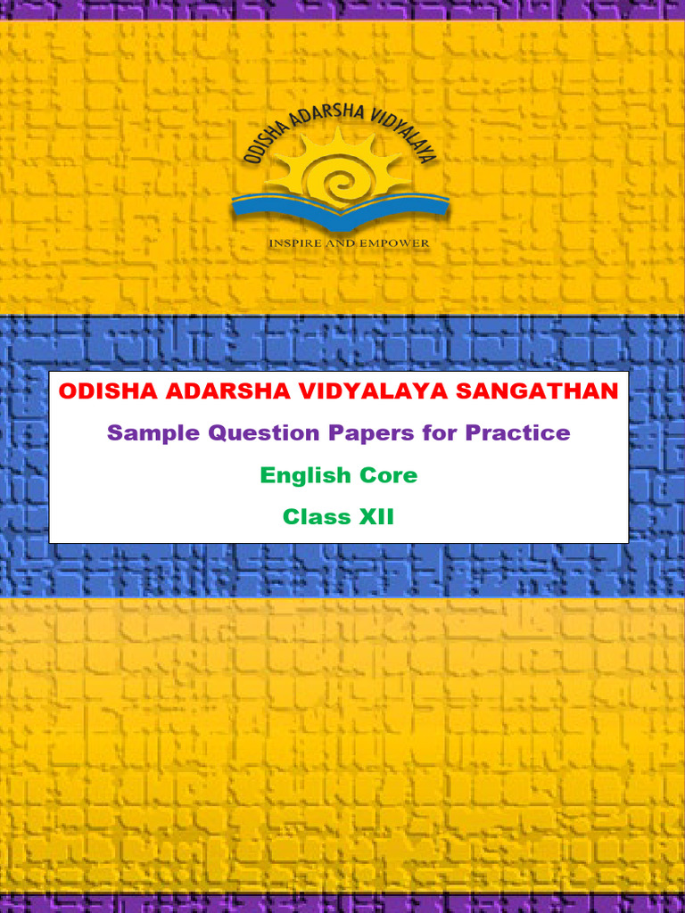 XII - English - Core - Sample - Question - Paper - Final (1) - 2024-05 ...