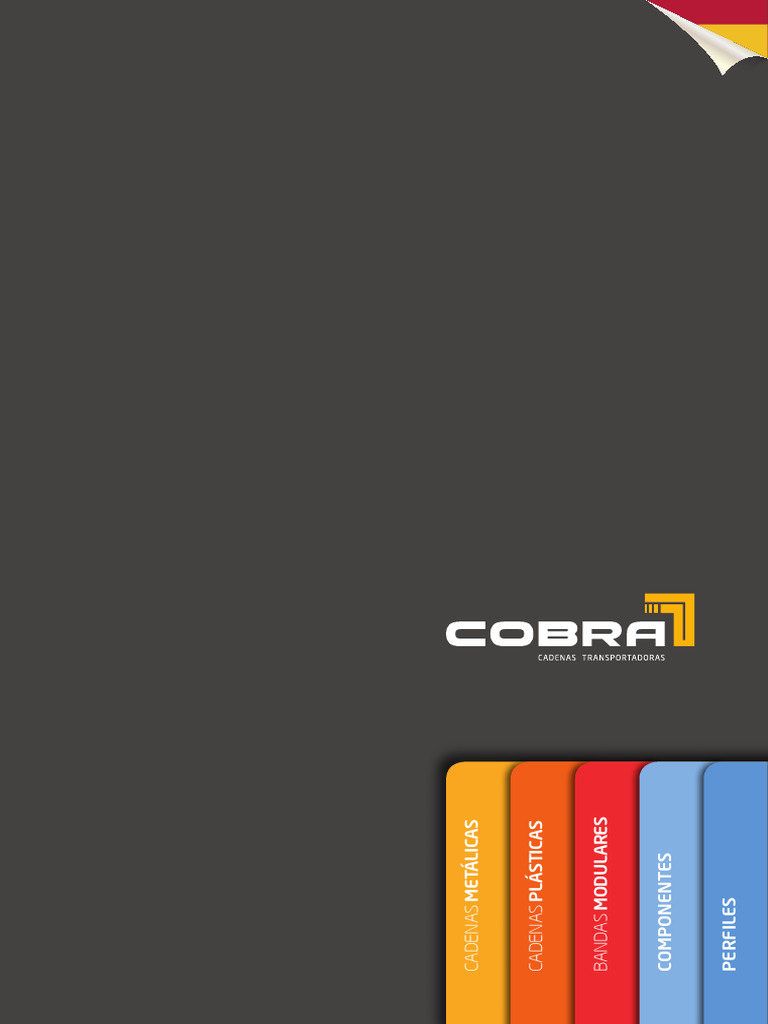 Cadenas y Bandas Modulares COBRA | PDF | Engranaje | El plastico