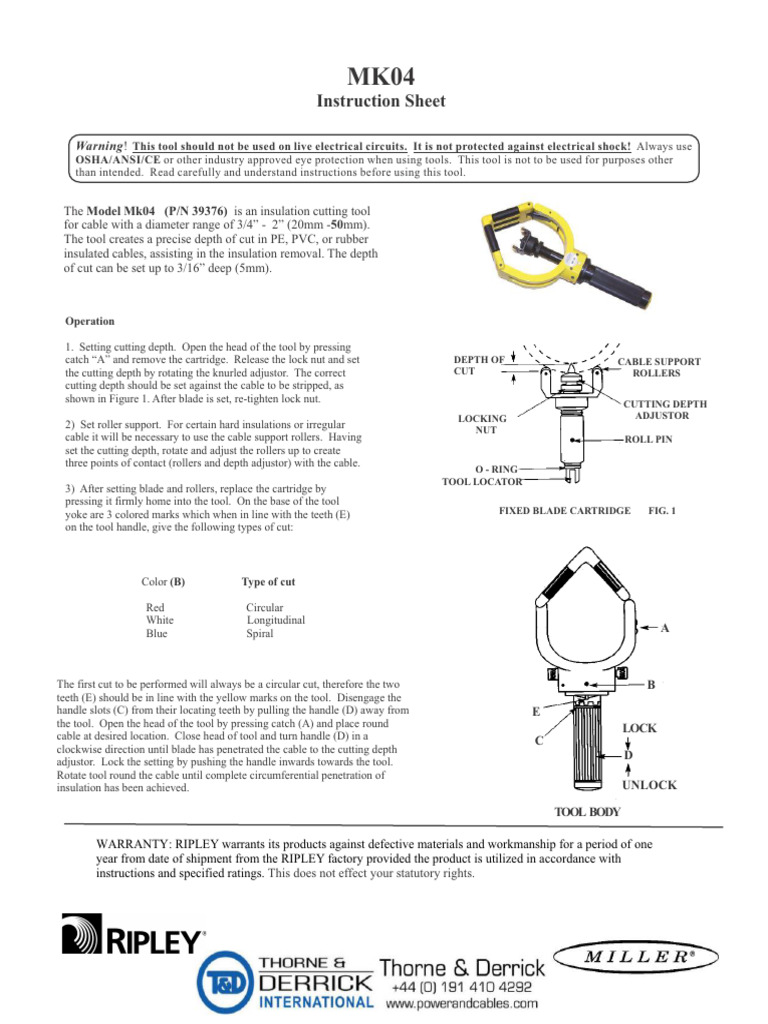 MK04 Instruction Sheet-Min | PDF | Cartridge (Firearms) | Insulator (Electricity)