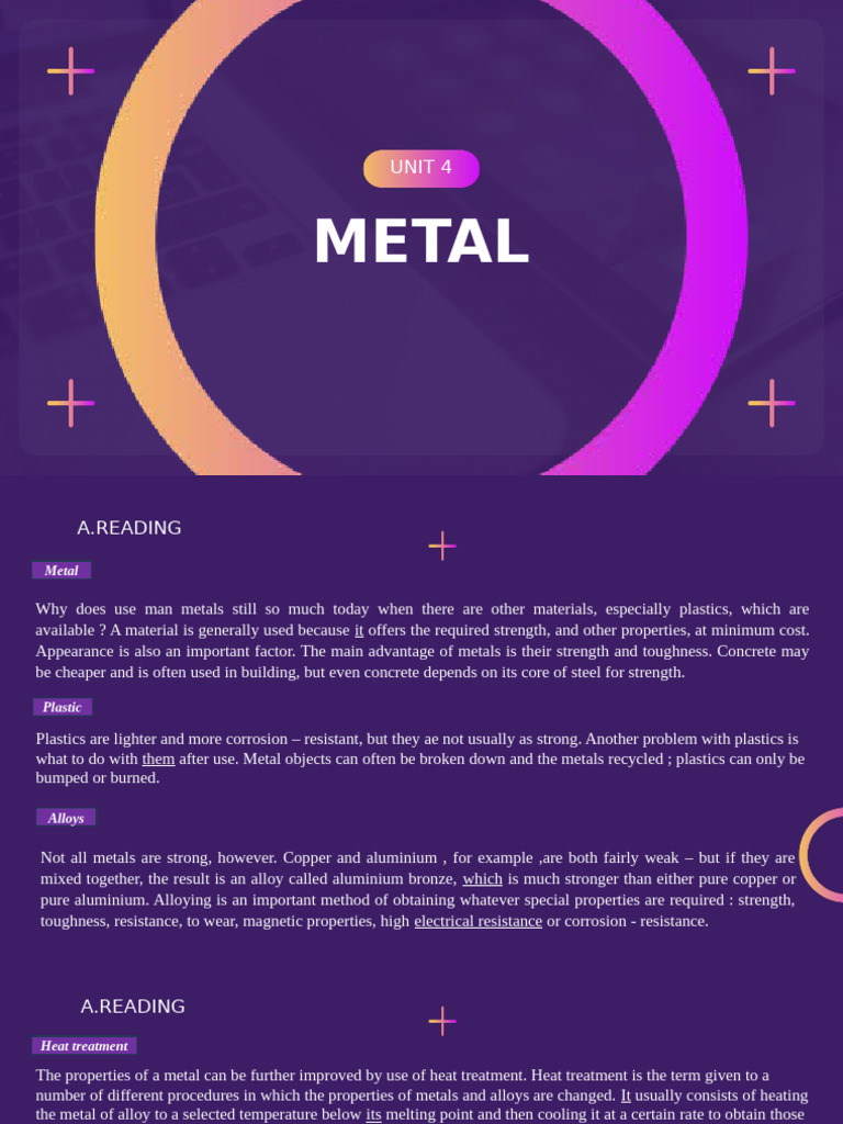 UNIT 4 Nhóm 4hh | PDF | Heat Treating | Alloy