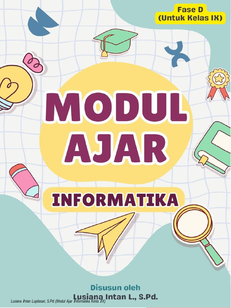Modul Ajar Informatika Kelas 9 Bab Berpikir Komputasional Topik Materi ...