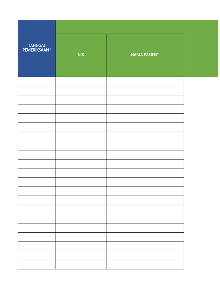 Form Pemeriksaan Iva 2024 | PDF
