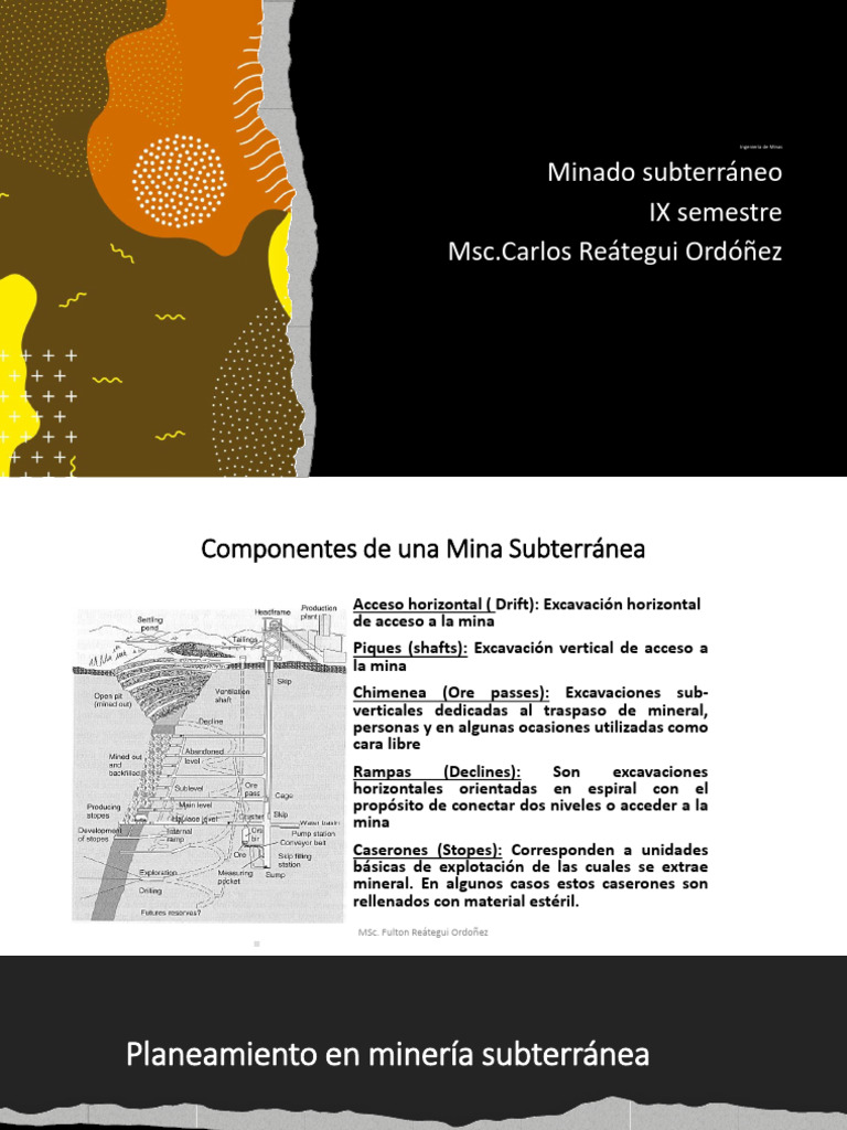 SUBTERRANEA | PDF | Minería | Túnel