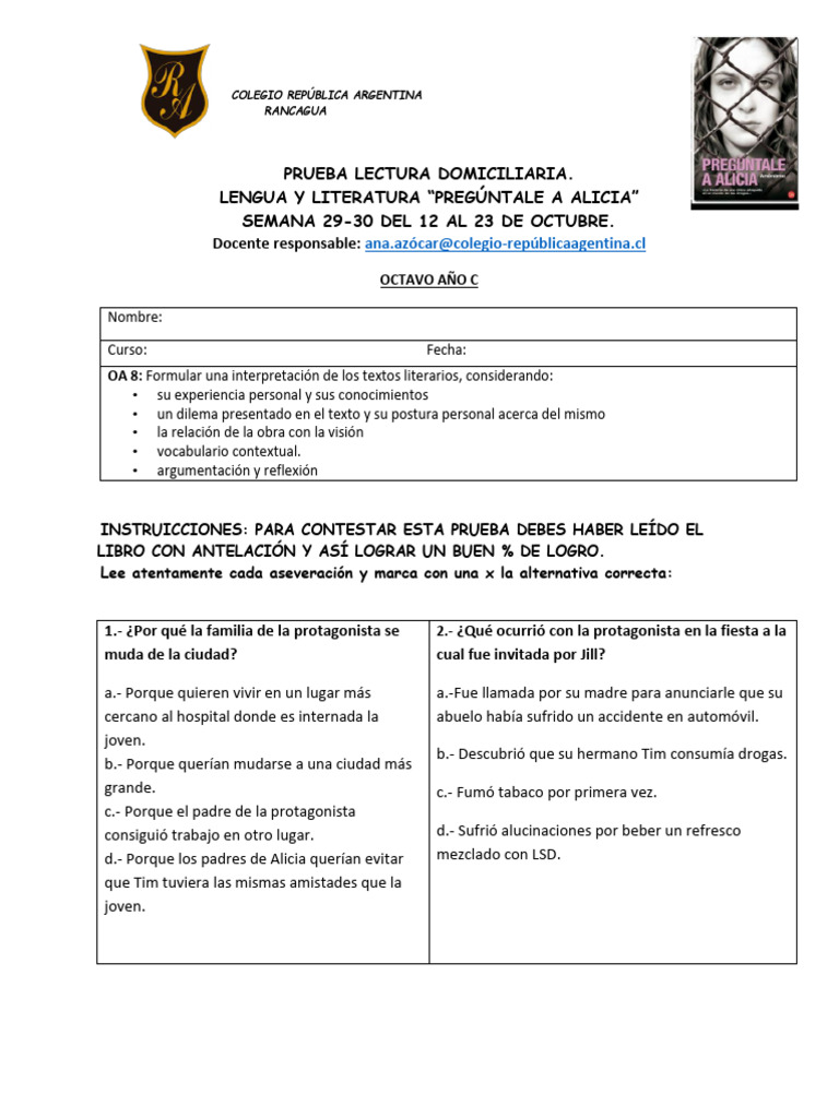 Guia Lenguaje 8C S29 | PDF