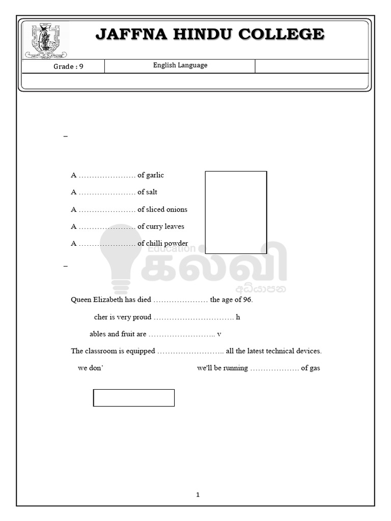 Gr9 Ta English 2022 Term 1 | PDF