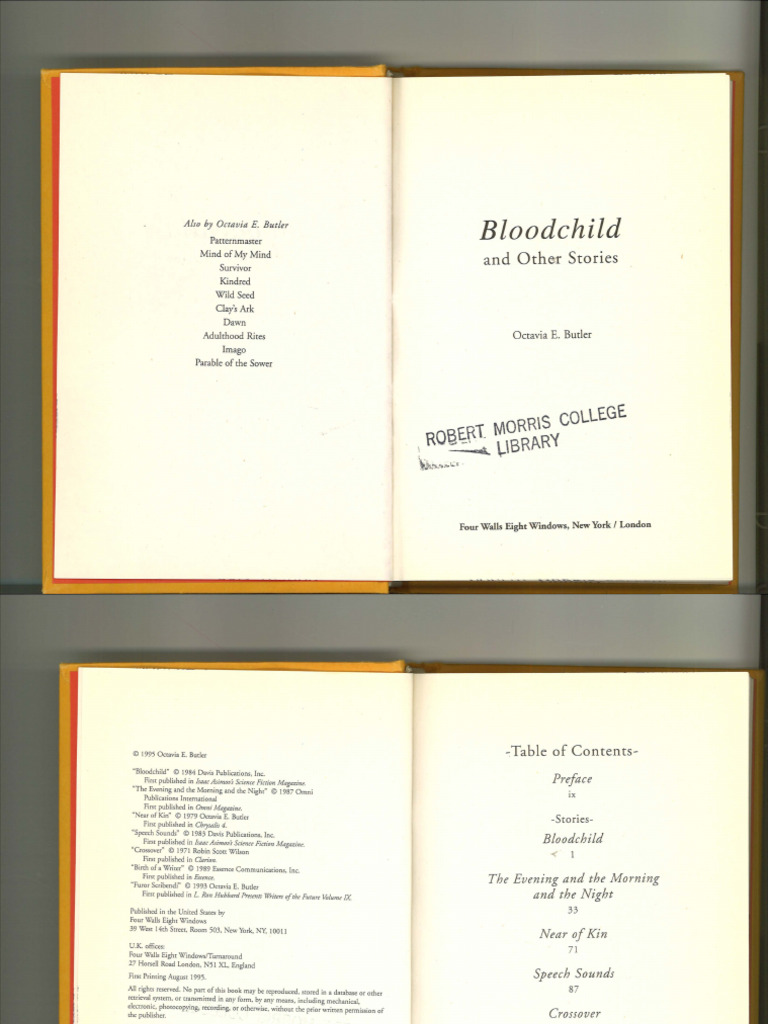 Bloodchild: and Oth Stories | PDF | Octavia E. Butler | American ...