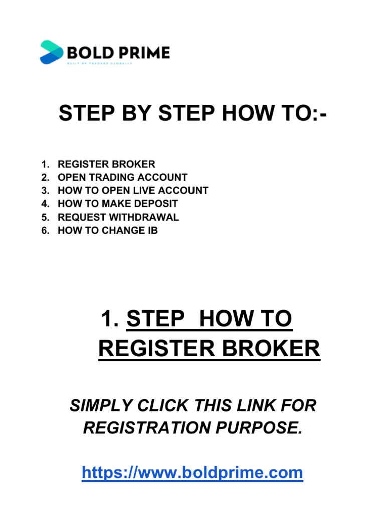 Broker Registration Guide | PDF