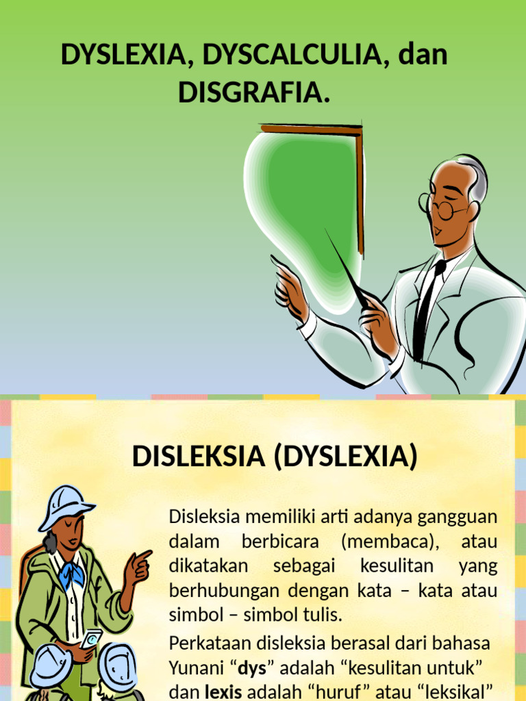 Memahami Disleksia, Diskalkulia, Disgrafia | PDF