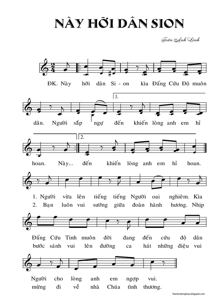 Nay Hoi Dan Sion - Tran Anh Linh (A5) | PDF