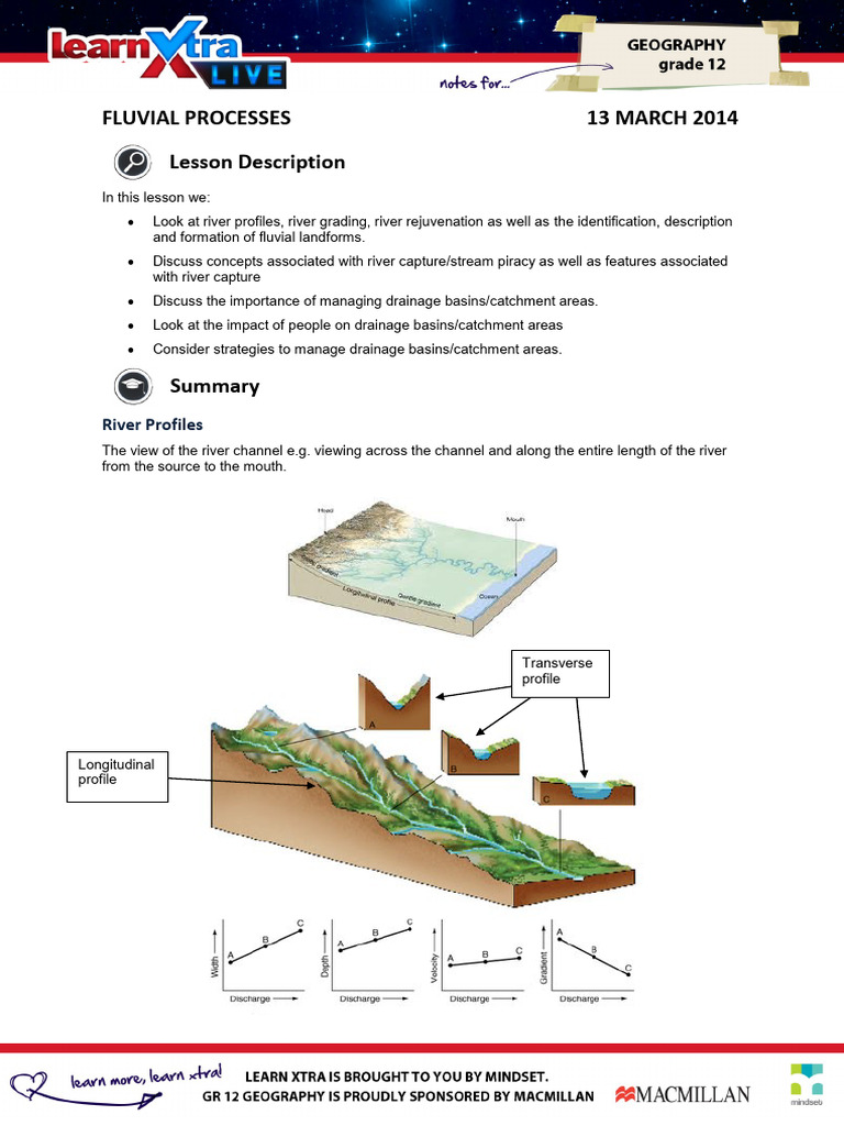 Fluvial Processes | PDF | River | Morphology